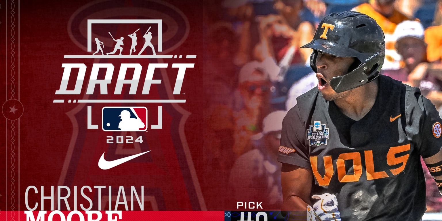 Christian Moore drafted by Angels No. 8 in 2024 Draft