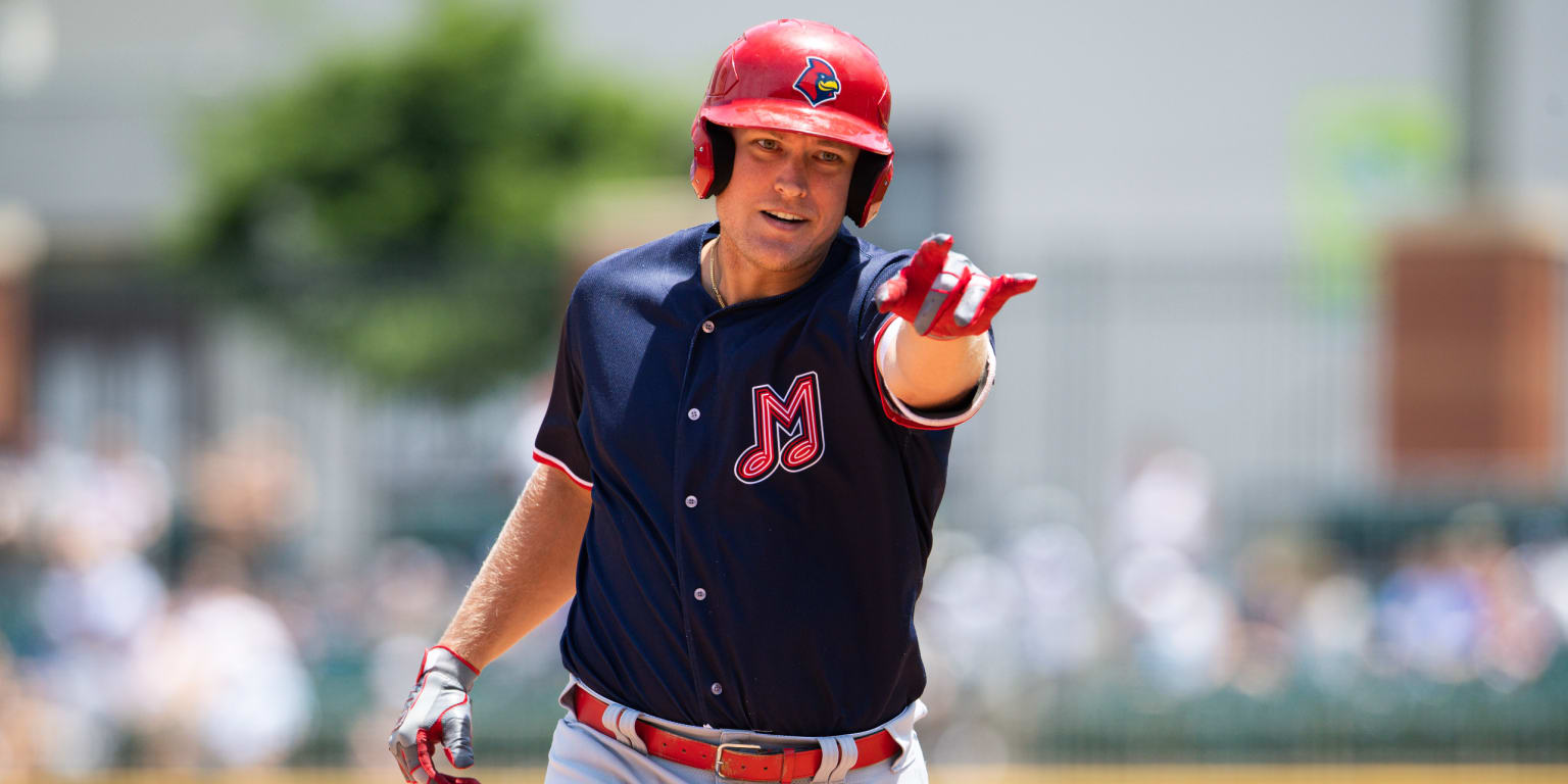 Cardinals prospect Luken Baker breaks bat and still hits home run