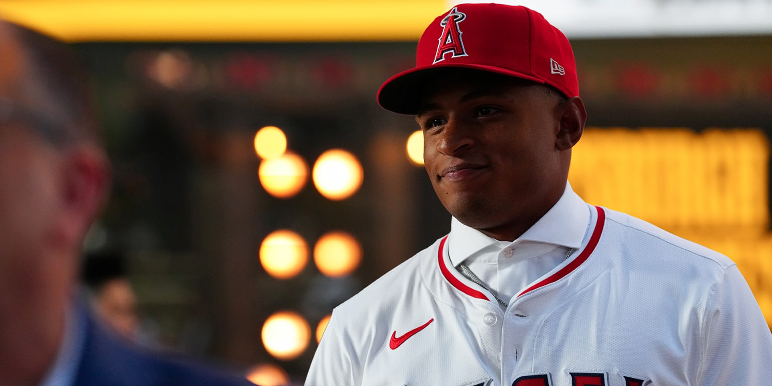 Angels 2024 first-round pick Christian Moore homers in Double-A debut