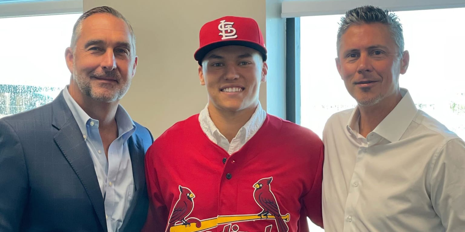 JJ Wetherholt signed by Cardinals