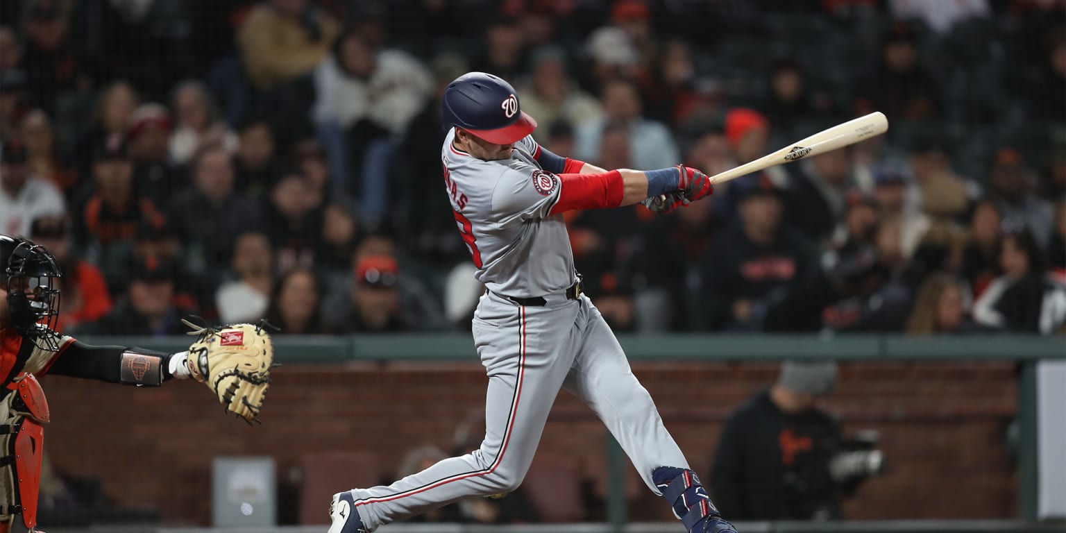 Lane Thomas leads Nationals to win over Giants