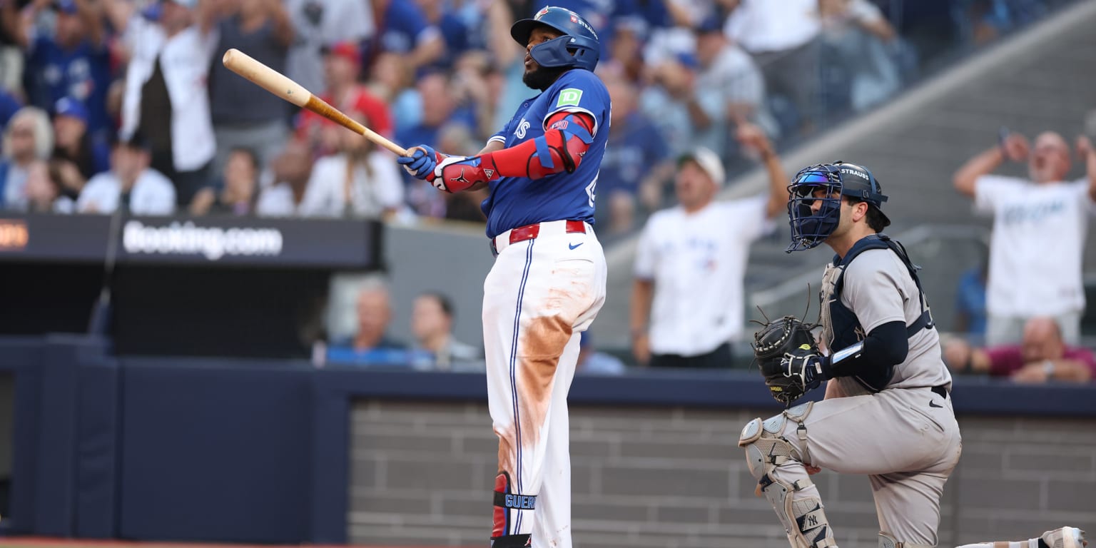 Vladimir Guerrero Jr. hits grand slam in ALDS Game 2 vs. Yankees
