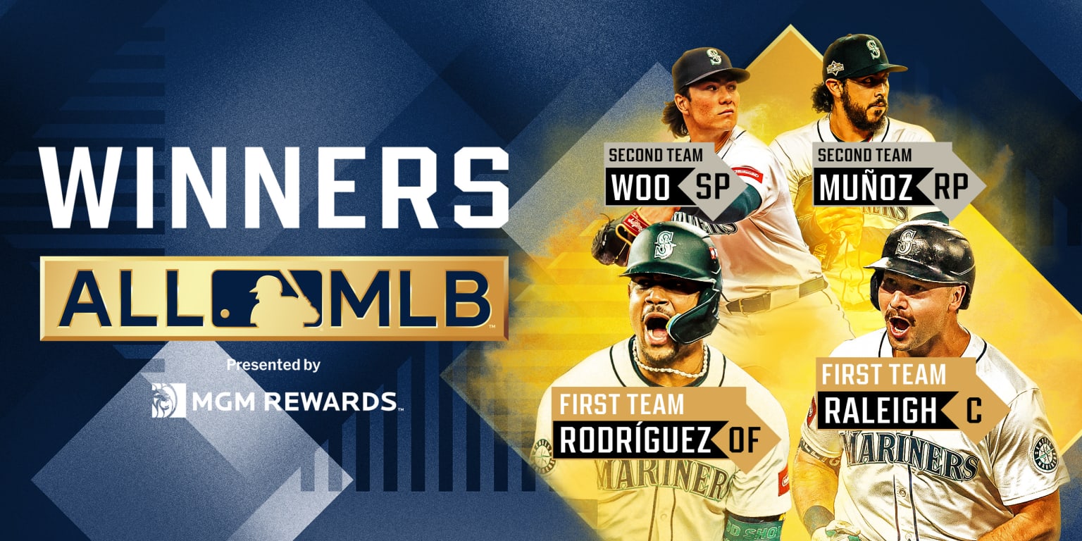 Cal Raleigh, Julio Rodríguez, Bryan Woo, Andrés Muñoz earn 2025 All-MLB ...