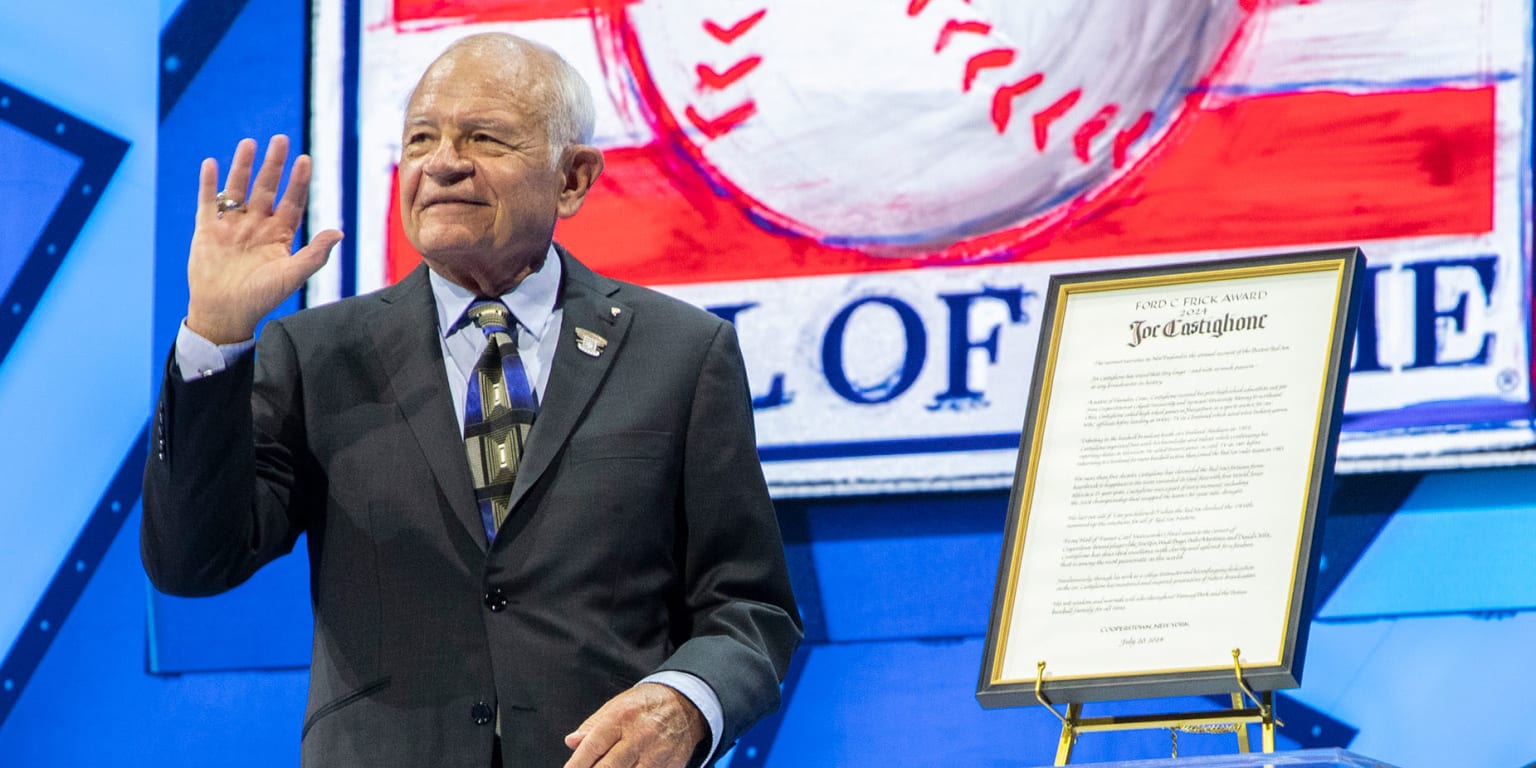 Joe Castiglione, Gerry Fraley honored by Baseball Hall of Fame