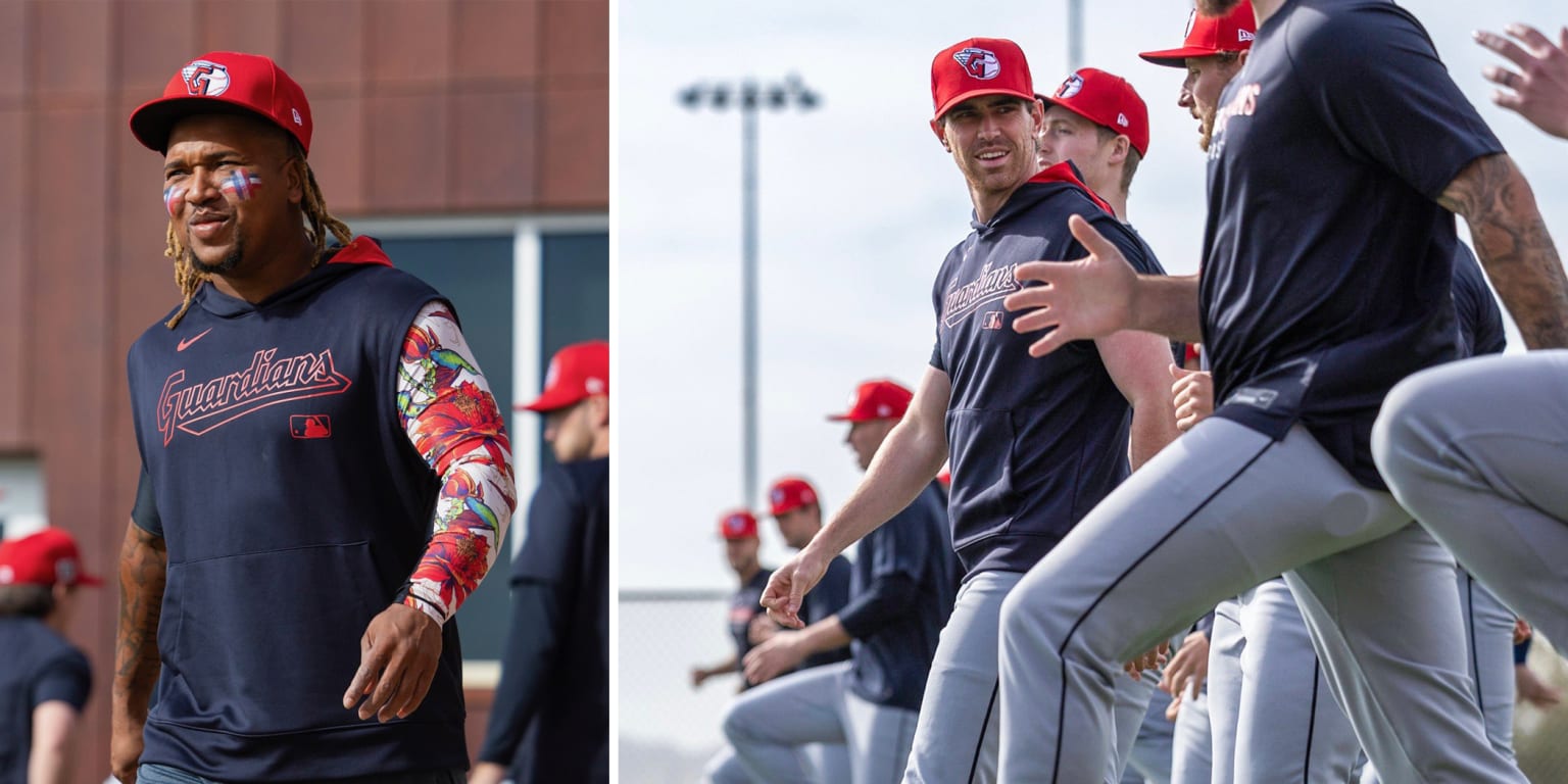 Guardians' players heights at Spring Training 2025