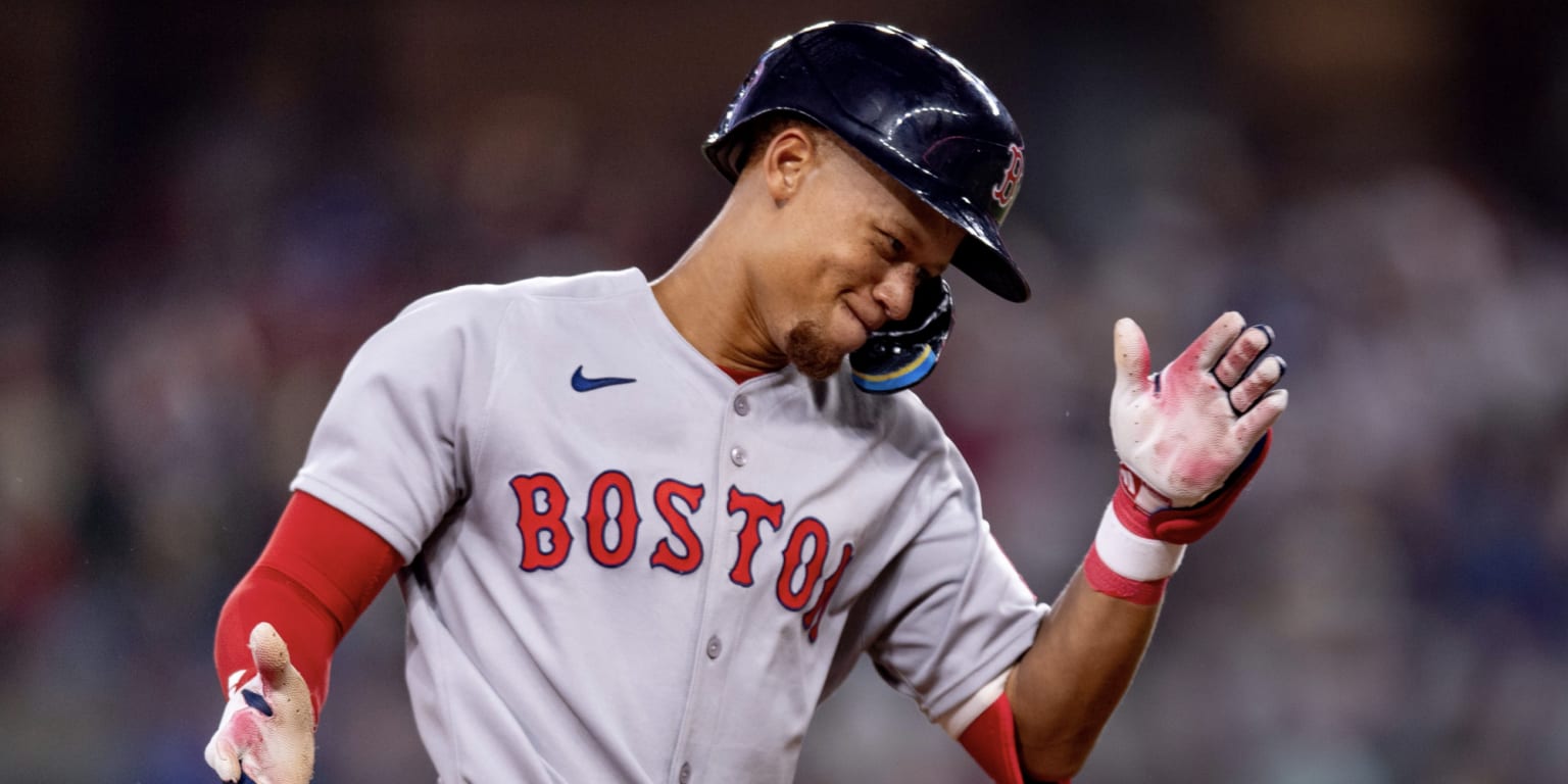 Kristian Campbell hits first career home run vs. Rangers