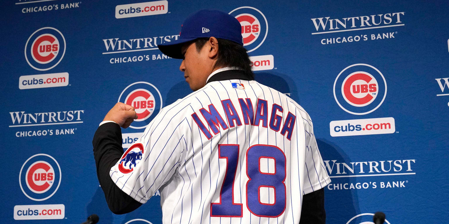 Cubs introduce free agent pitcher Shōta Imanaga