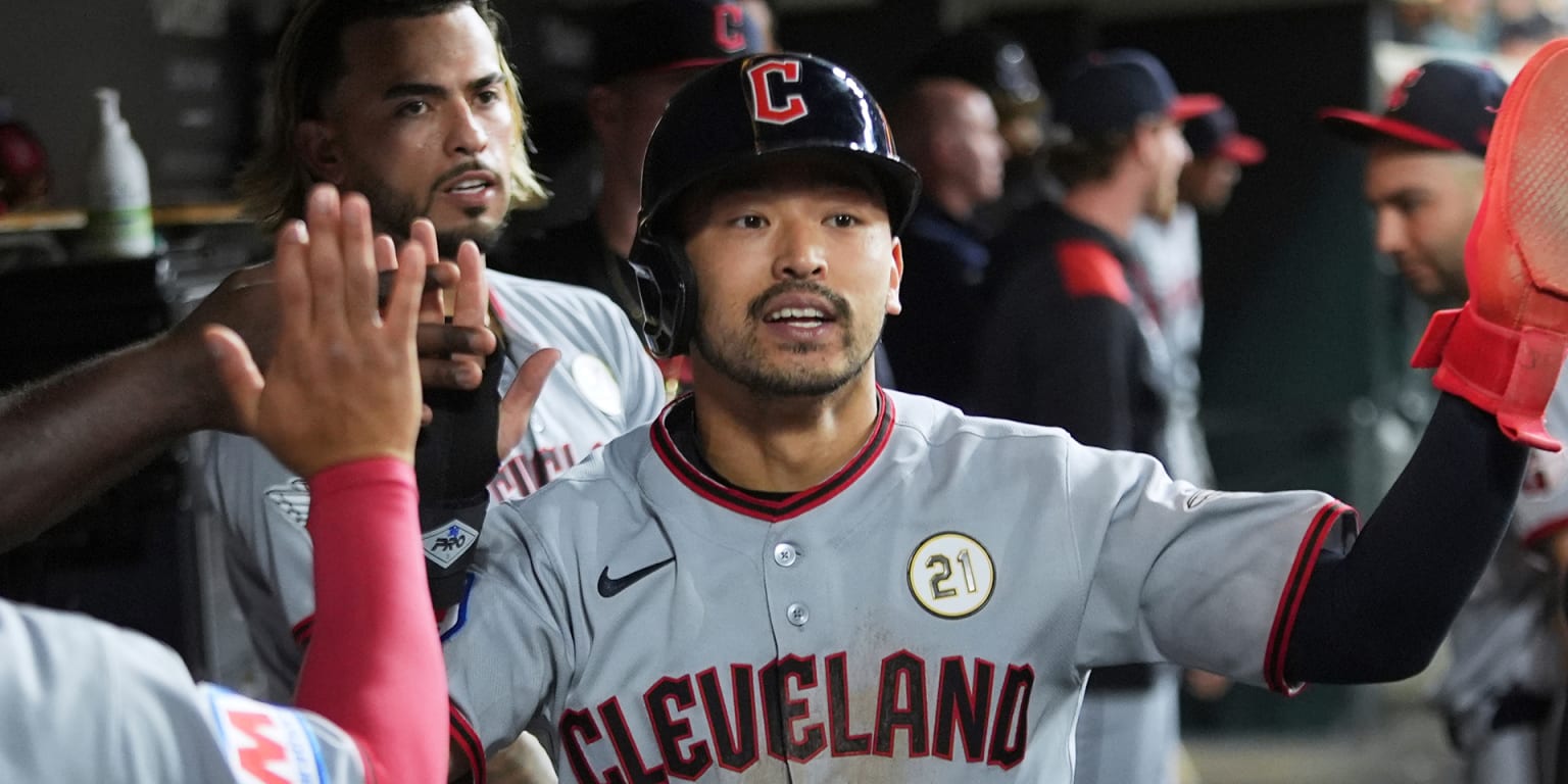 Guardians score 4 in the 10th to top division-leading Tigers