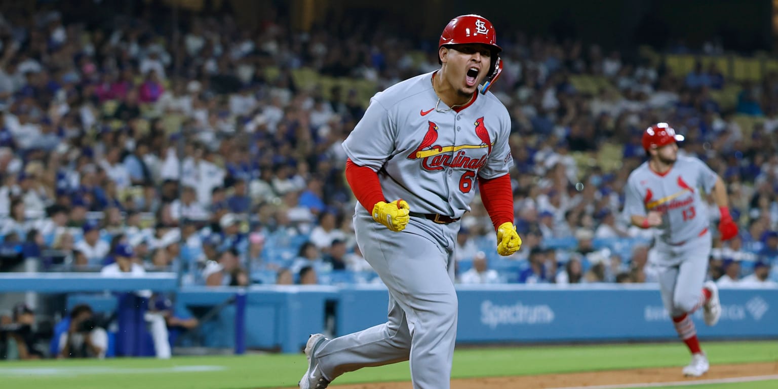 Yohel Pozo delivers game-winning hit vs. Dodgers