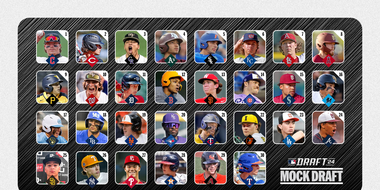 MLB Pipeline 2024 mock draft June 6