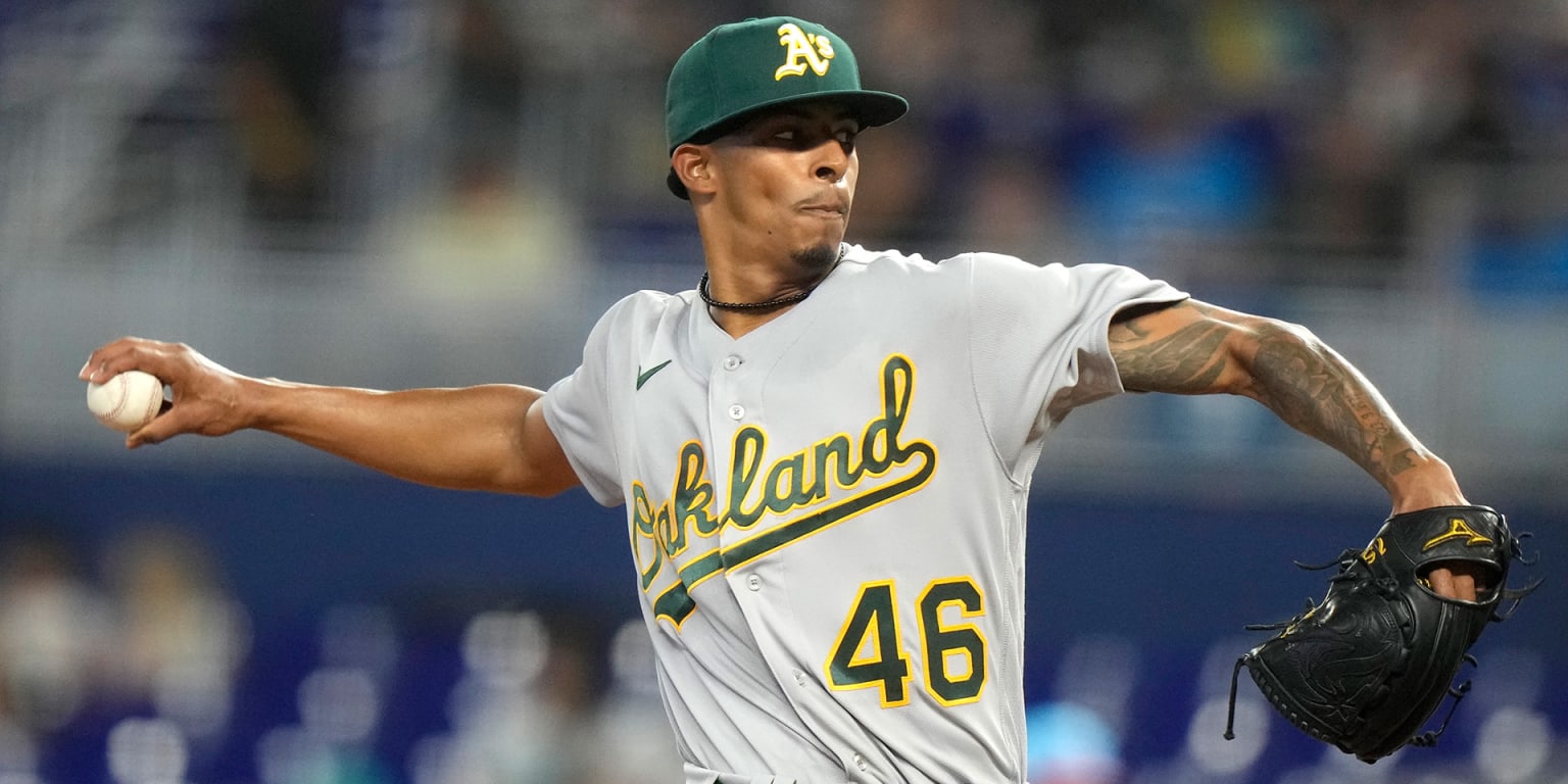 Luis Medina struggles in A's loss to Marlins