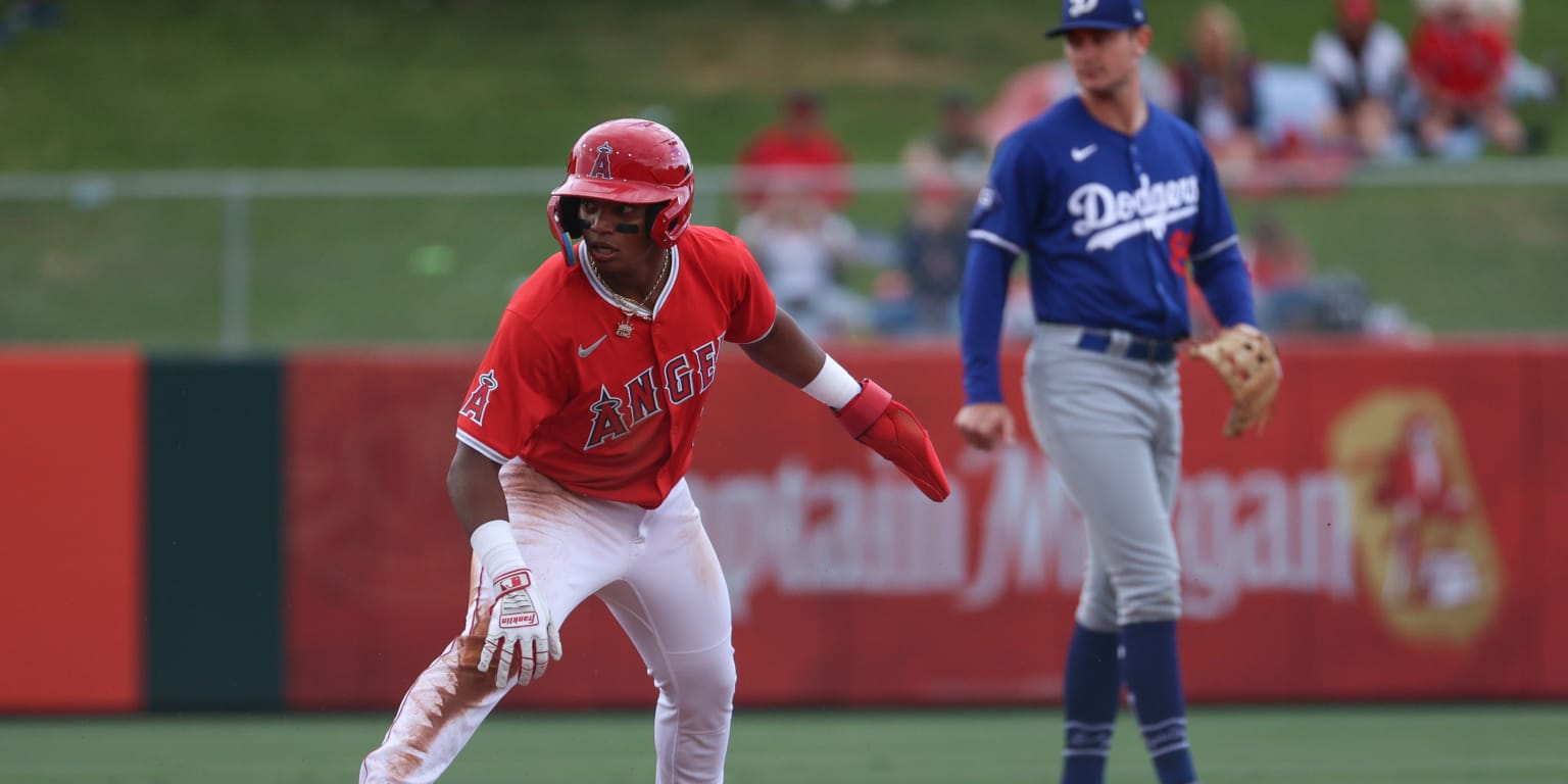 Nelson Rada shows off speed with Angels' Double-A affiliate