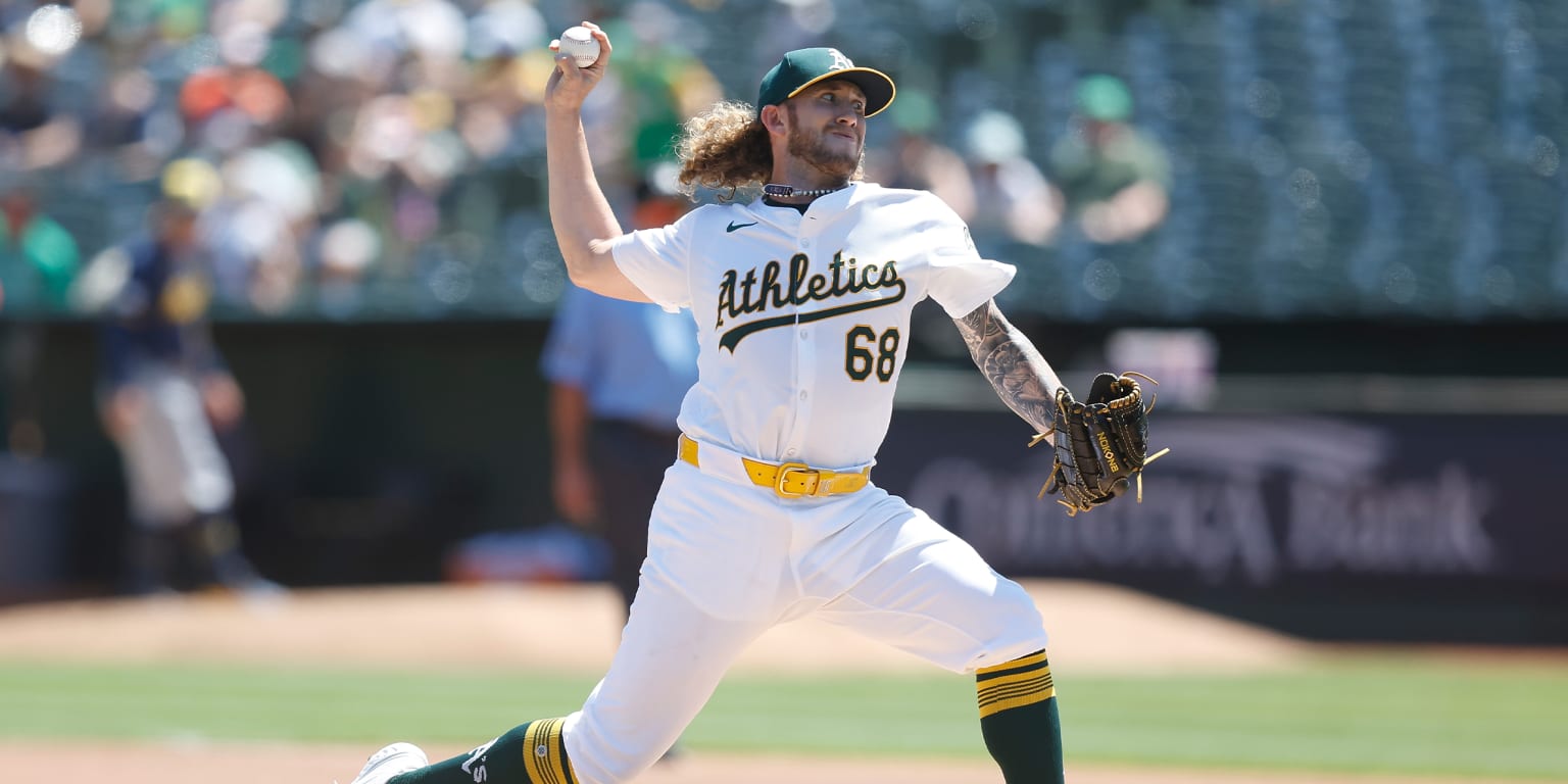 Joey Estes, Athletics take series finale vs. Brewers