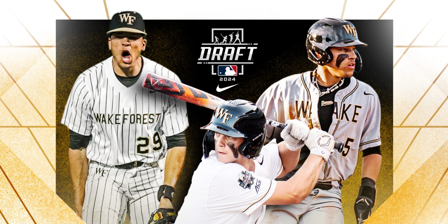Wake Forest has three players in Top 10 of 2024 MLB Draft