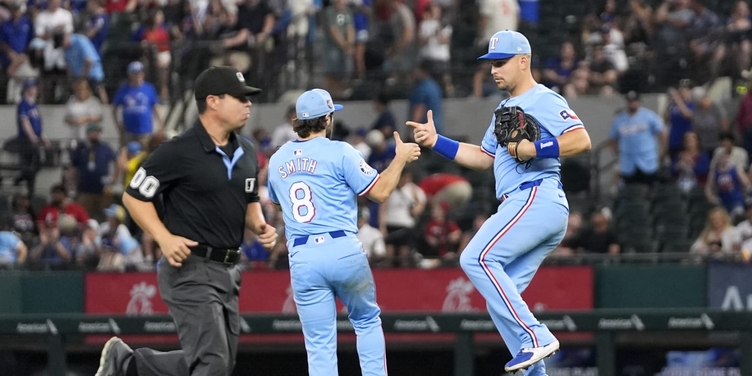 Rangers secure critical series sweep of Rays