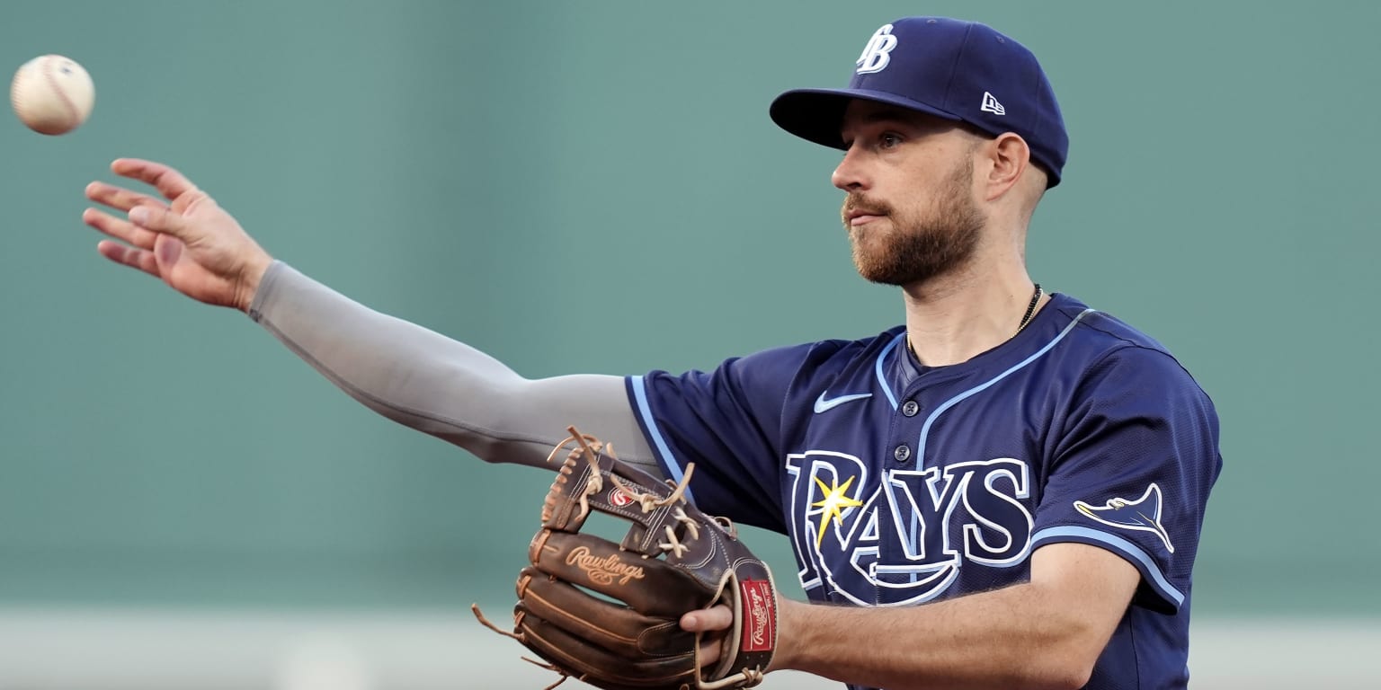 Brandon Lowe happy to be back with Rays in spring camp