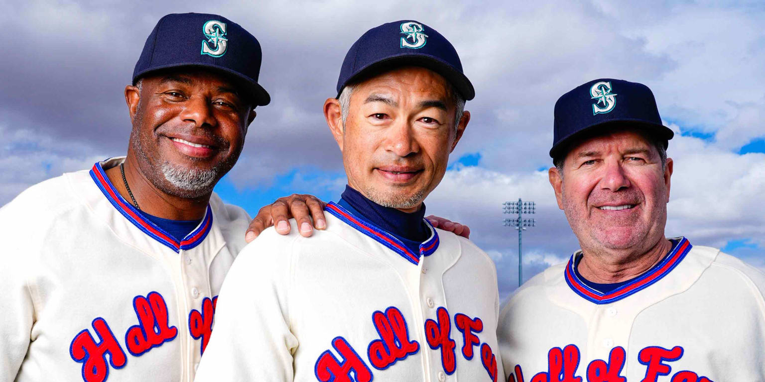 Ken Griffey Jr. visits Mariners' Spring Training camp