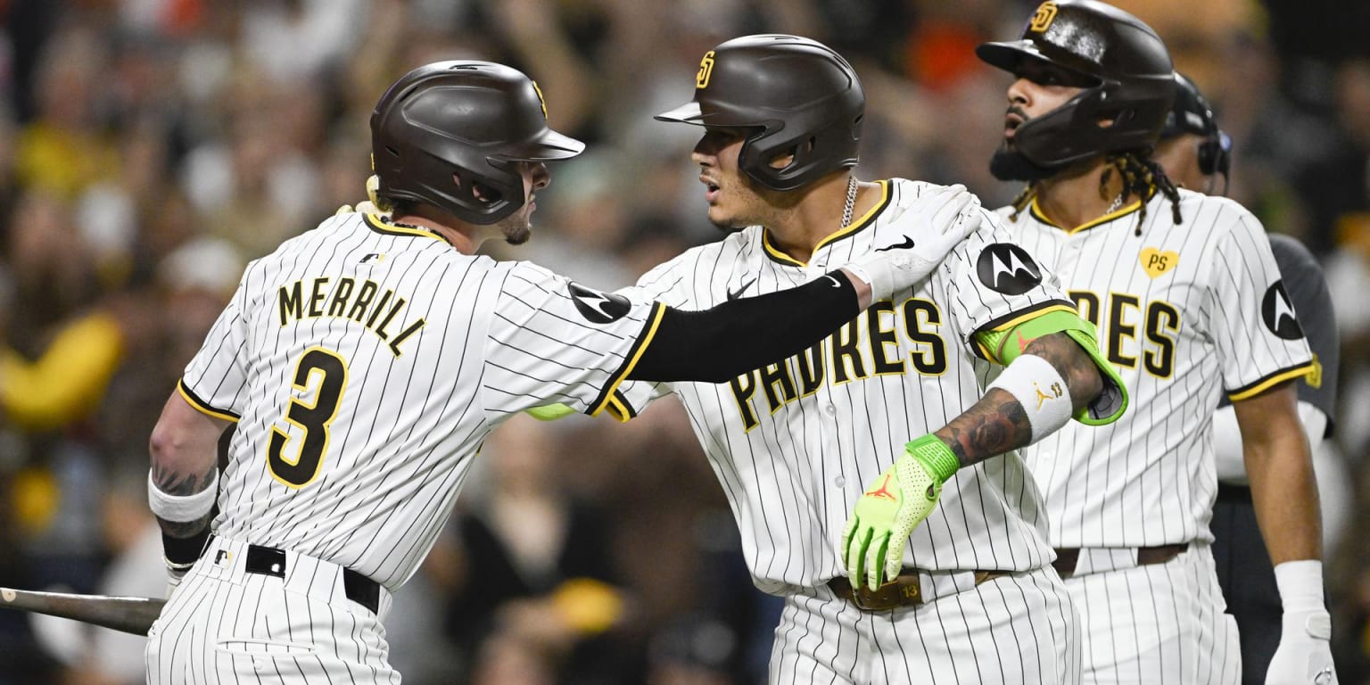 What is the potential starting lineup for the 2025 Padres?