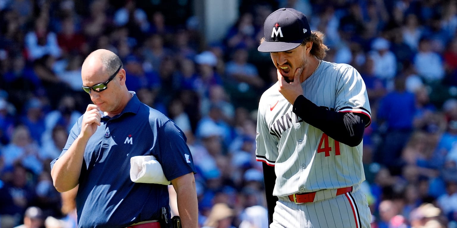 Joe Ryan exits start with right triceps tightness