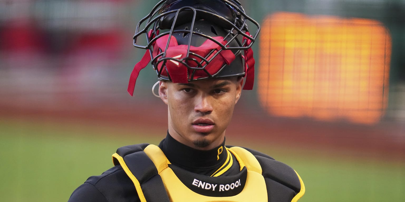 Pirates' Endy Rodríguez staying positive after loss to Reds