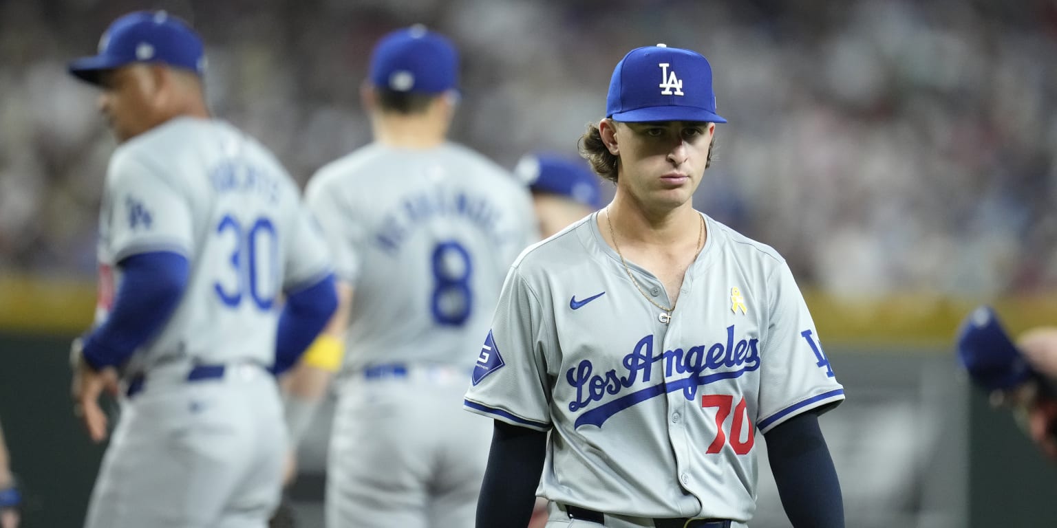 Dodgers pitching fatigue evident in loss to D-backs