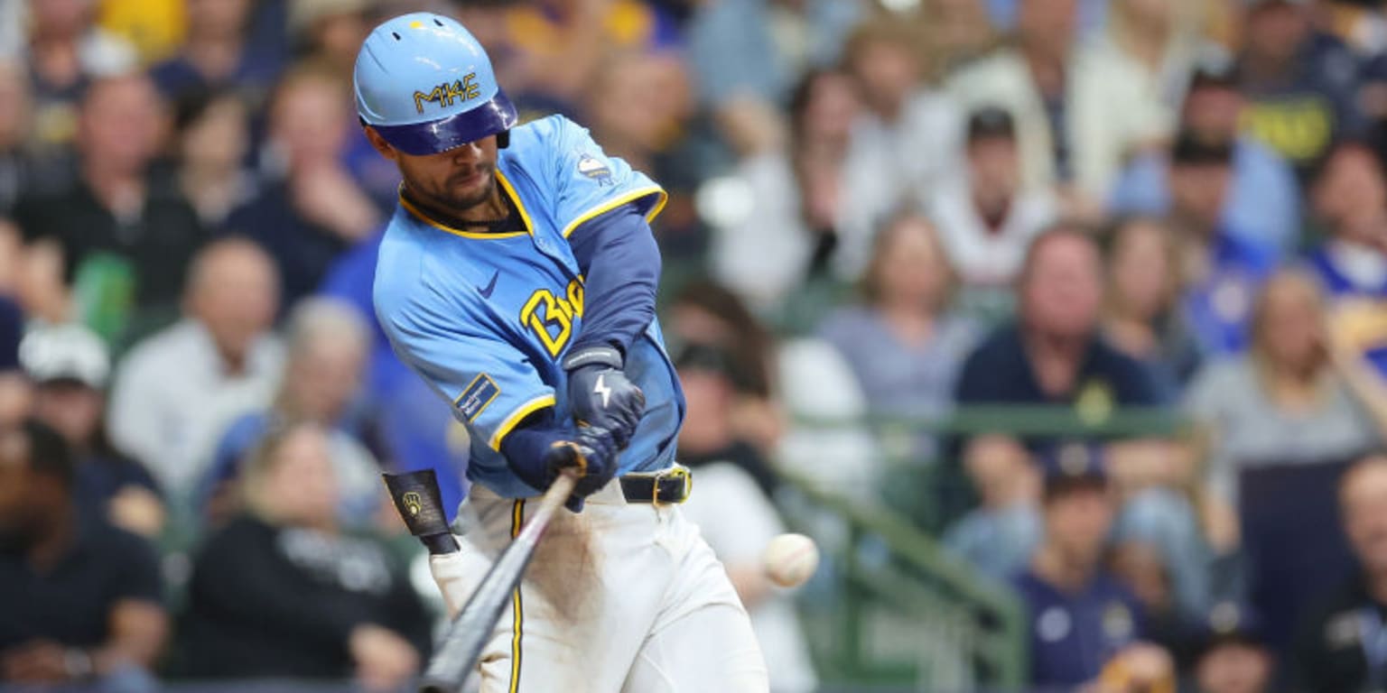 Blake Perkins learns from missed bunt in Brewers' loss