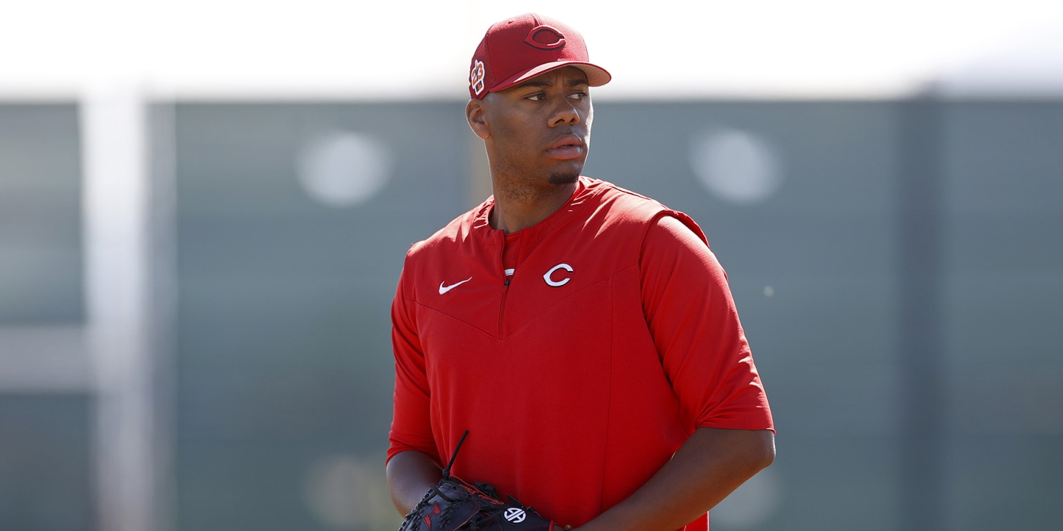 Hunter Greene strikes out two in spring debut