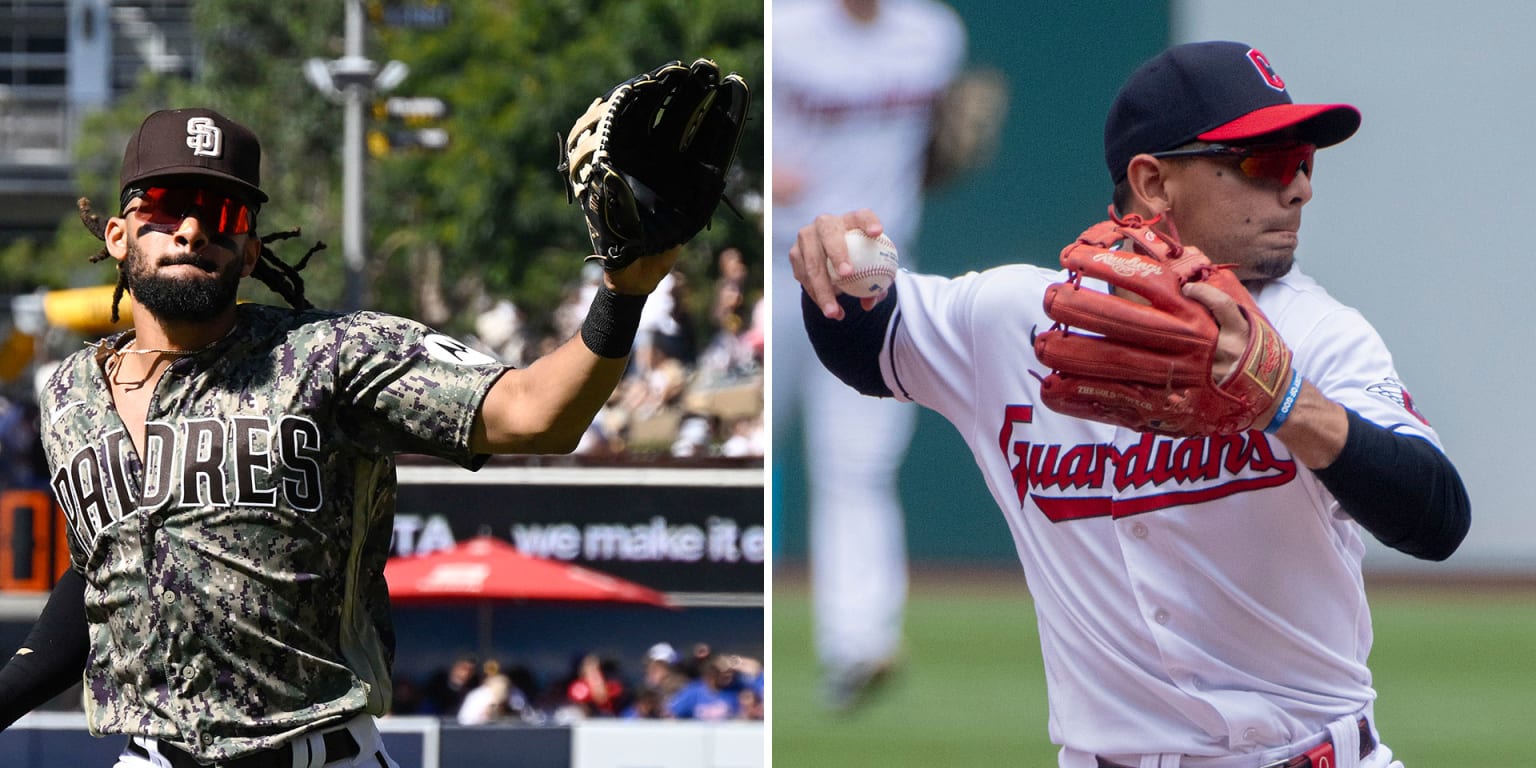 Andrés Giménez y Fernando Tatis Jr. reconocidos con el Guante de Platino del 2023