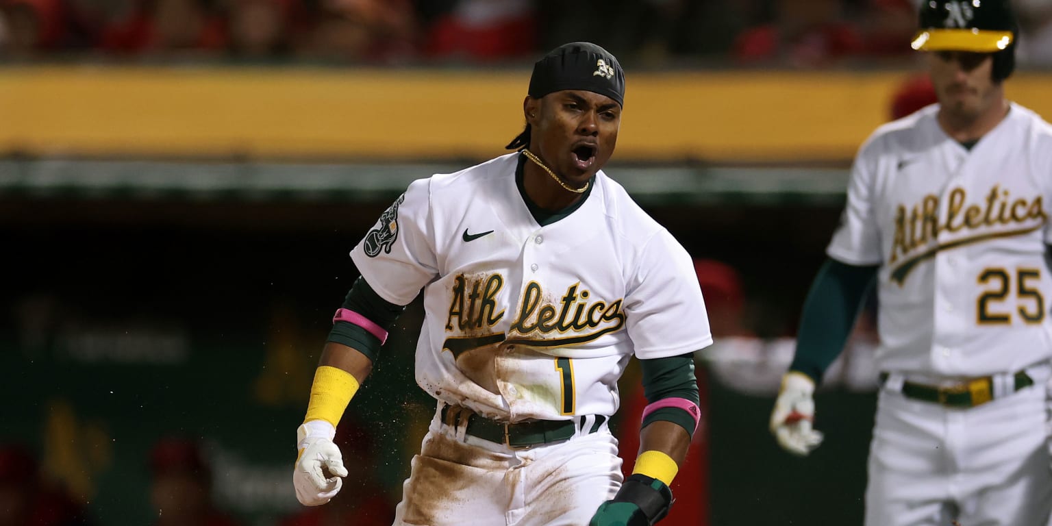 Esteury Ruiz stars in A's Opening Day win