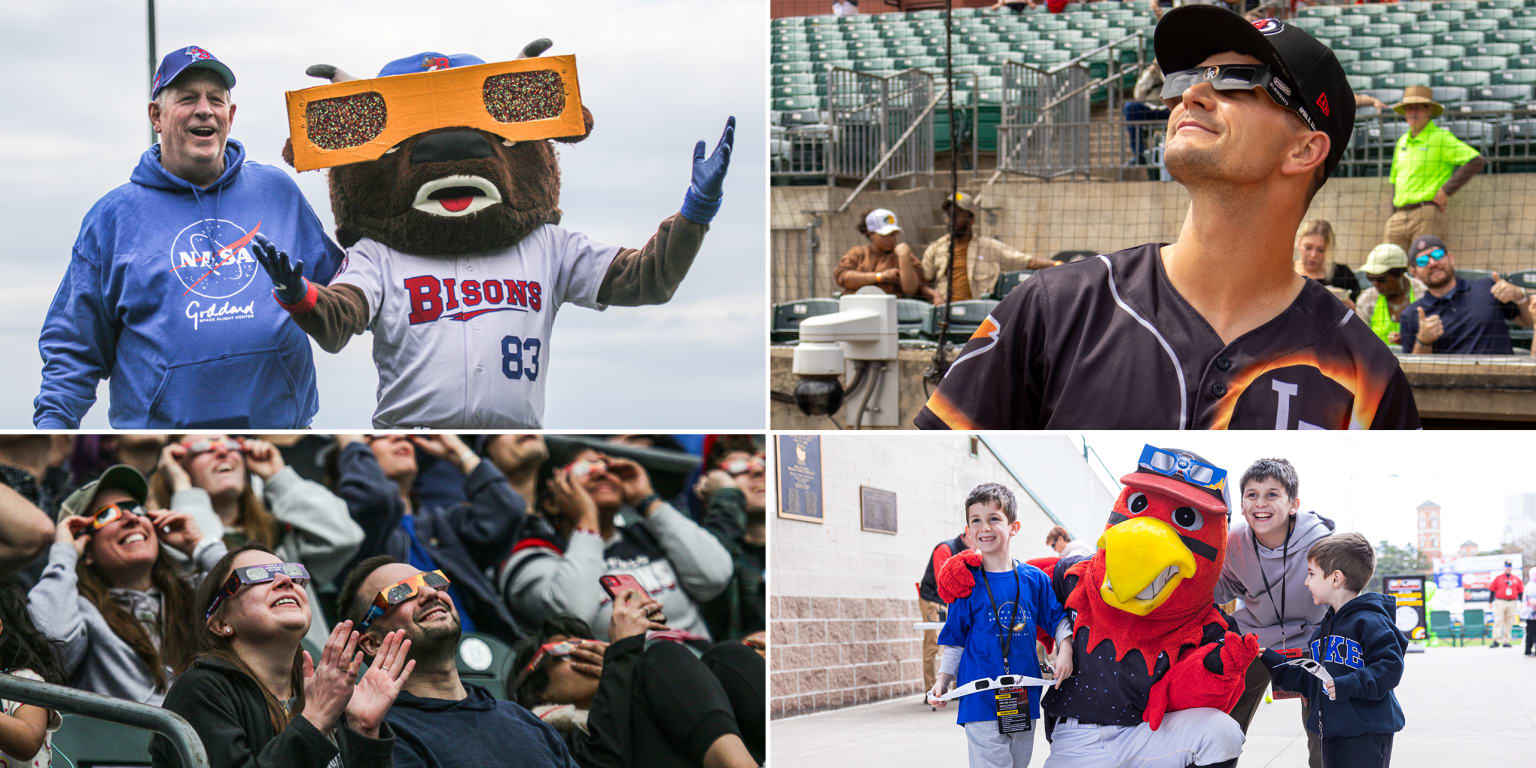 Minor Leagues celebrate solar eclipse with fans