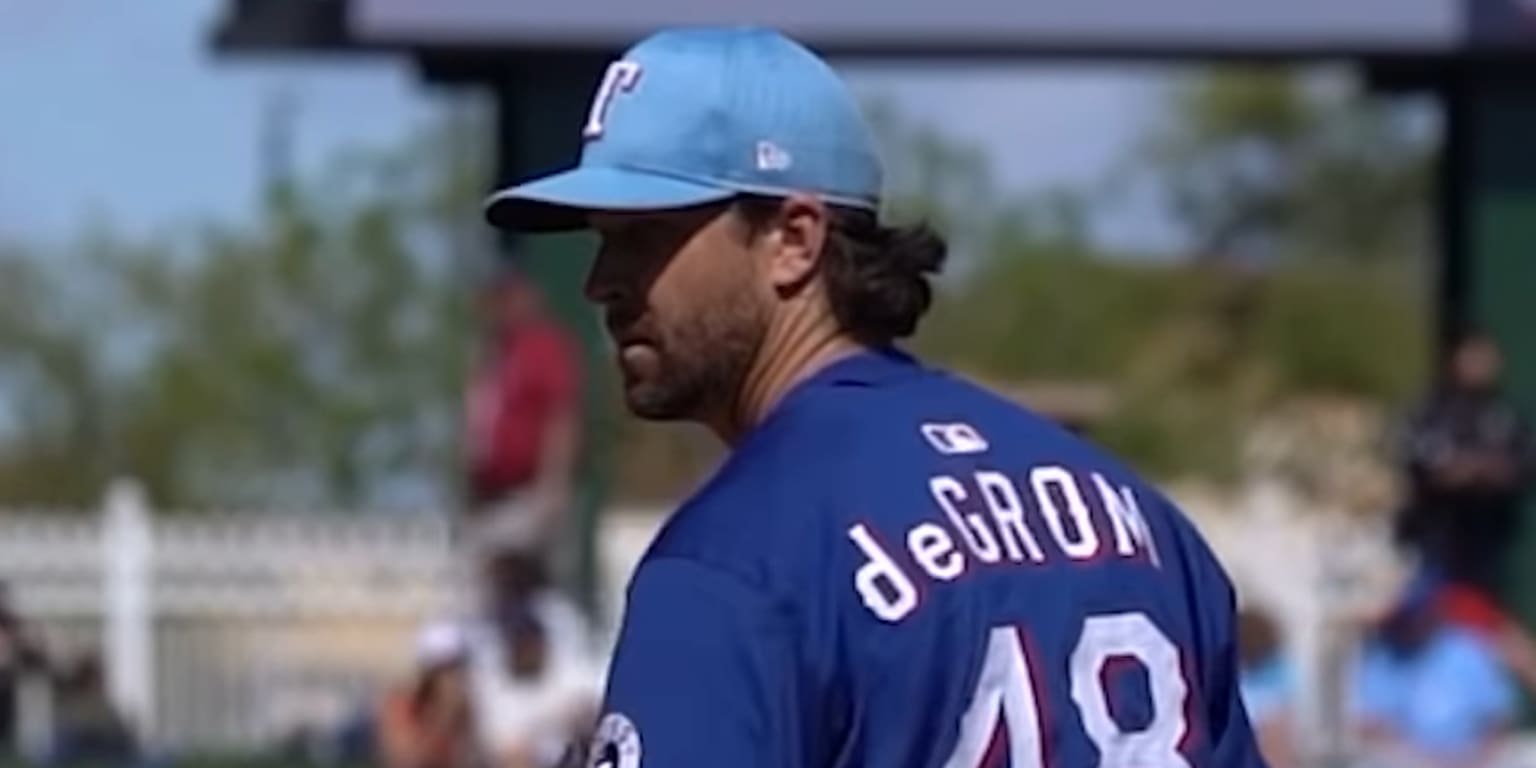Jacob deGrom makes 2025 Spring Training debut for Rangers