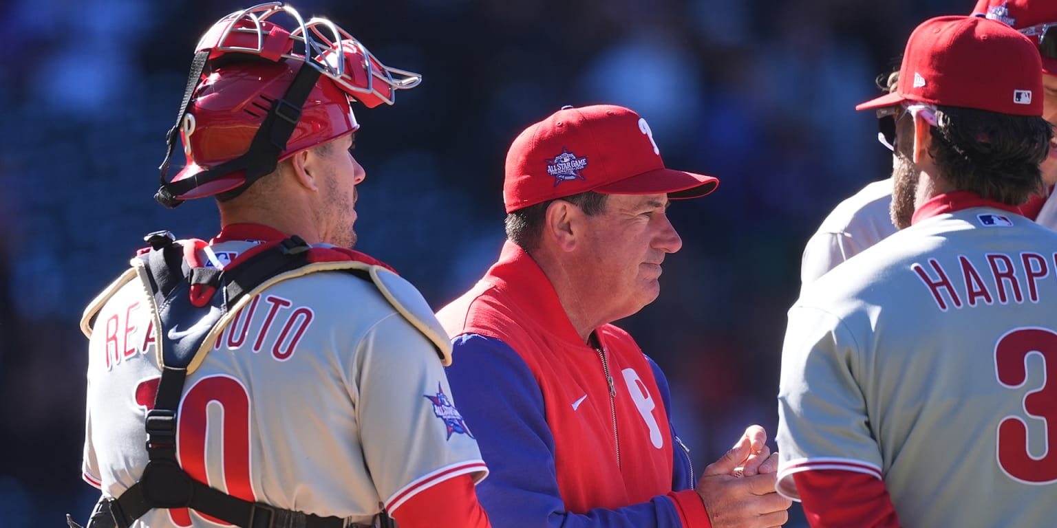 Bryce Harper, J.T. Realmuto react to Rob Thomson being fired