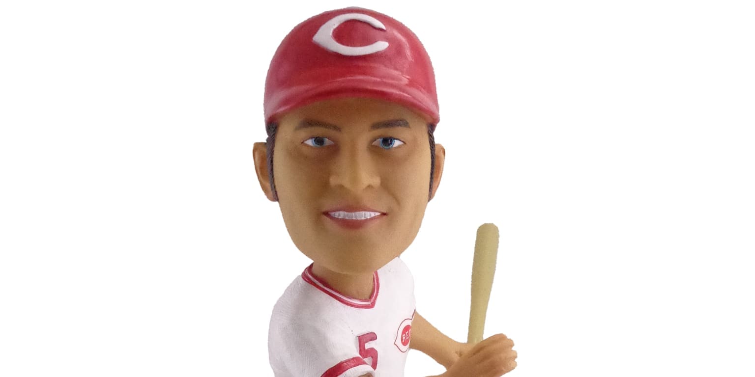 Johnny Bench Bobblehead at Reds Hall of Fame