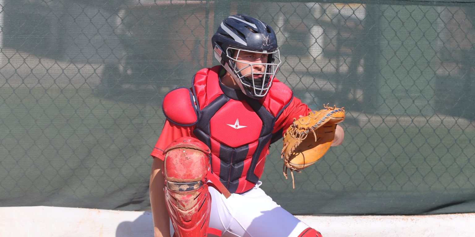 Red Sox prospect Kyle Teel shows off two-way ability