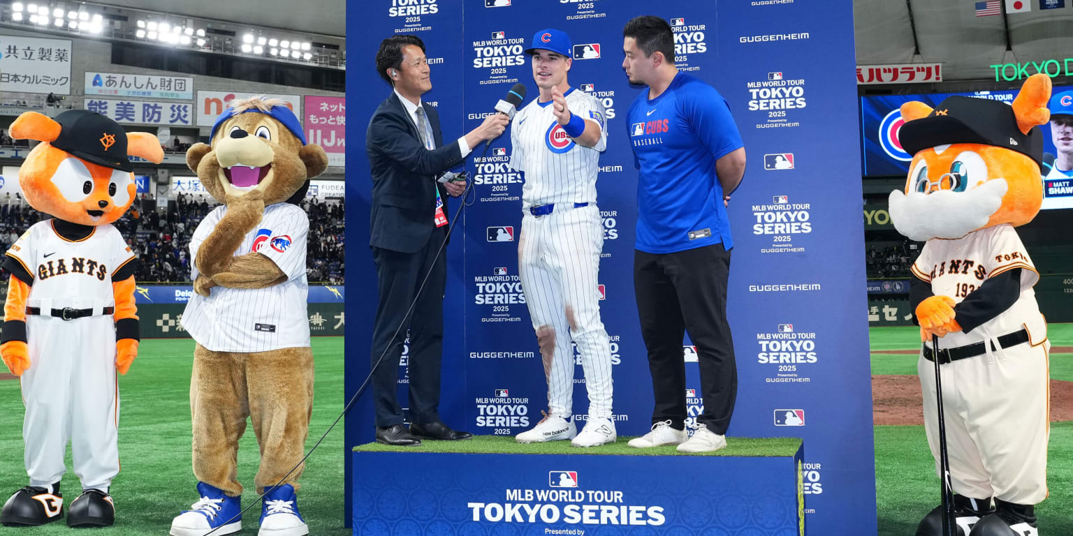 Matt Shaw prepares for MLB debut in Tokyo Series