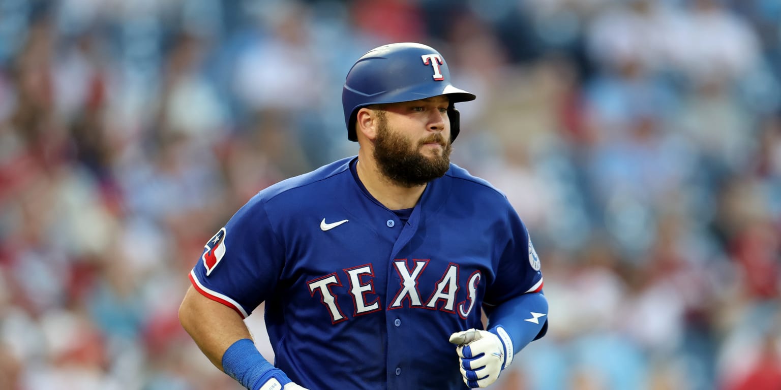 Jake Burger using contacts to help with hitting