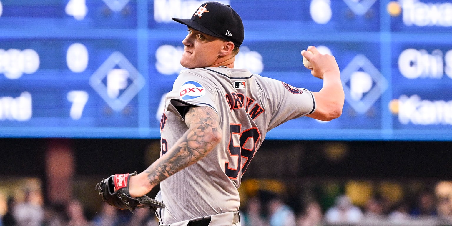 Hunter Brown lifts Astros into first place with stellar start