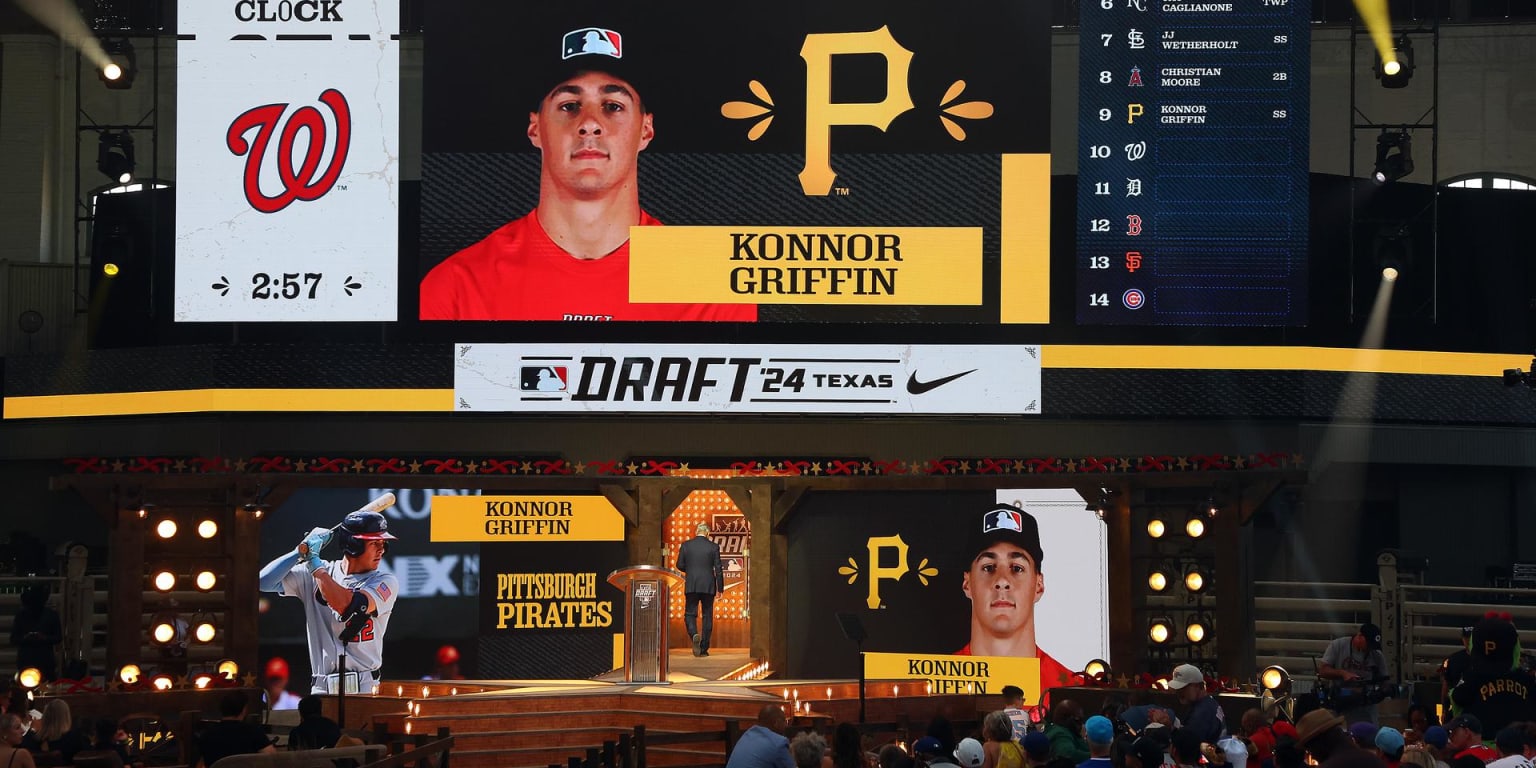 Pirates Draftees Konnor Griffin, Levi Sterling share history