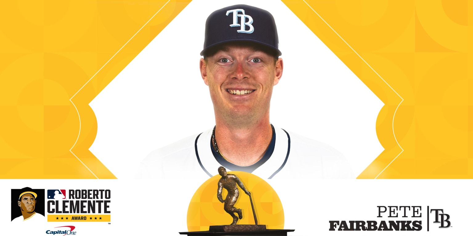 Pete Fairbanks is Rays' 2025 Roberto Clemente Award nominee