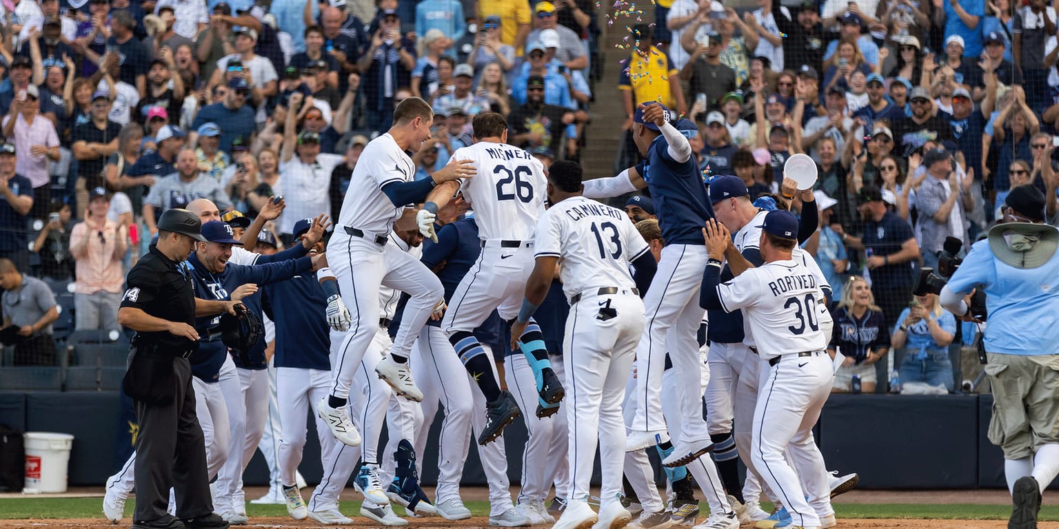 Kameron Misner hits walk-off homer for Rays on Opening Day