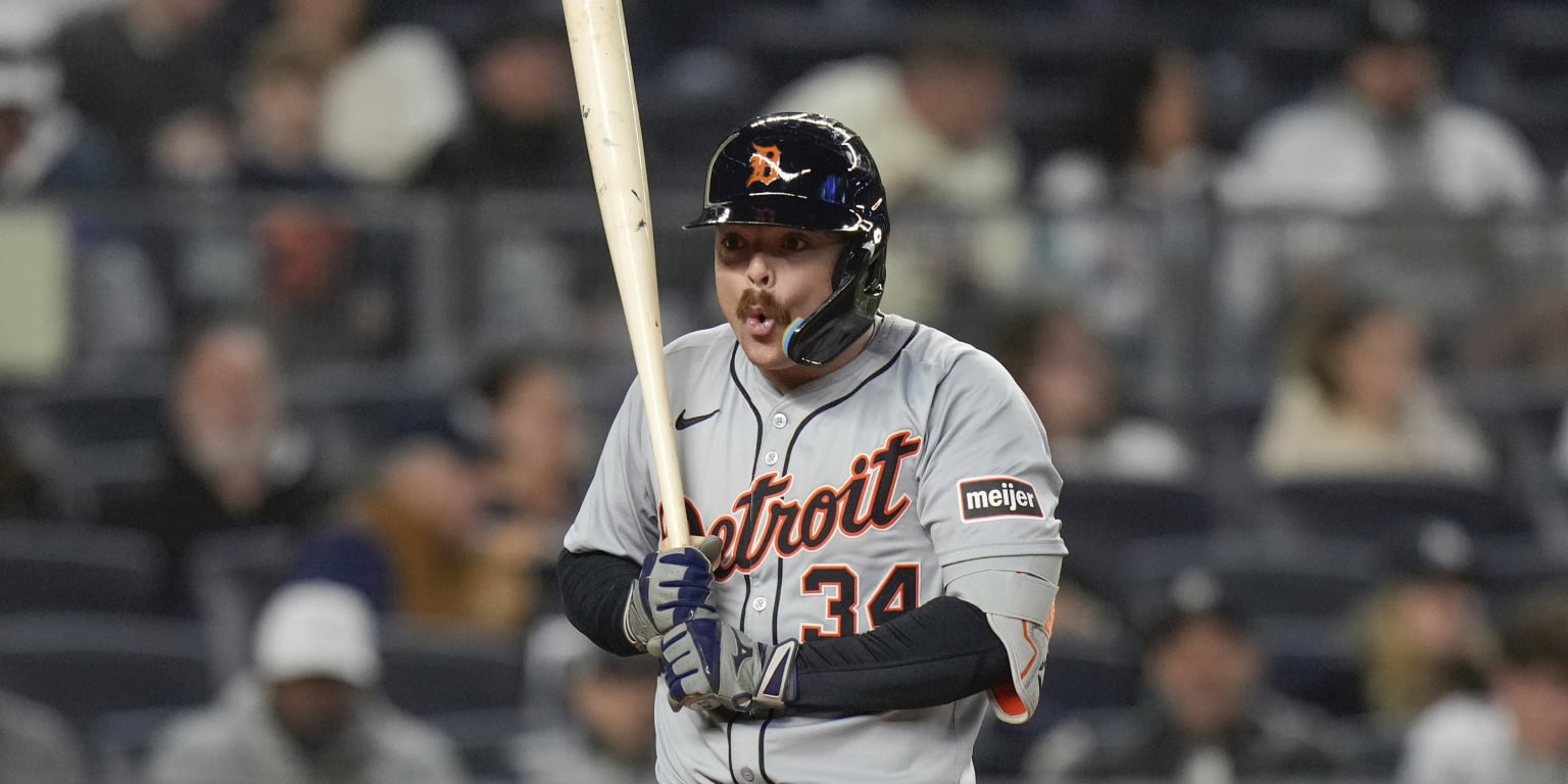 Jake Rogers' reaction to strikeout goes viral