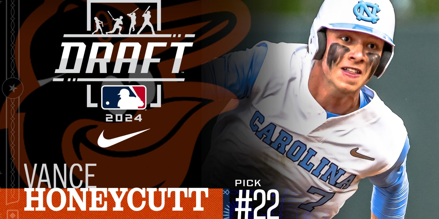 Vance Honeycutt drafted No. 22 by Orioles in 2024 MLB Draft