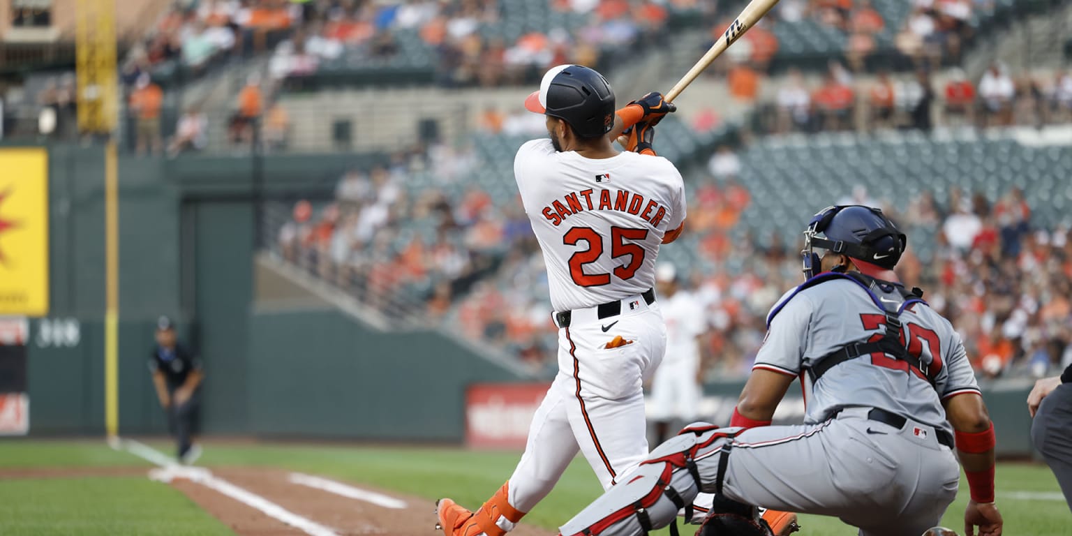Anthony Santander makes home run history for Orioles