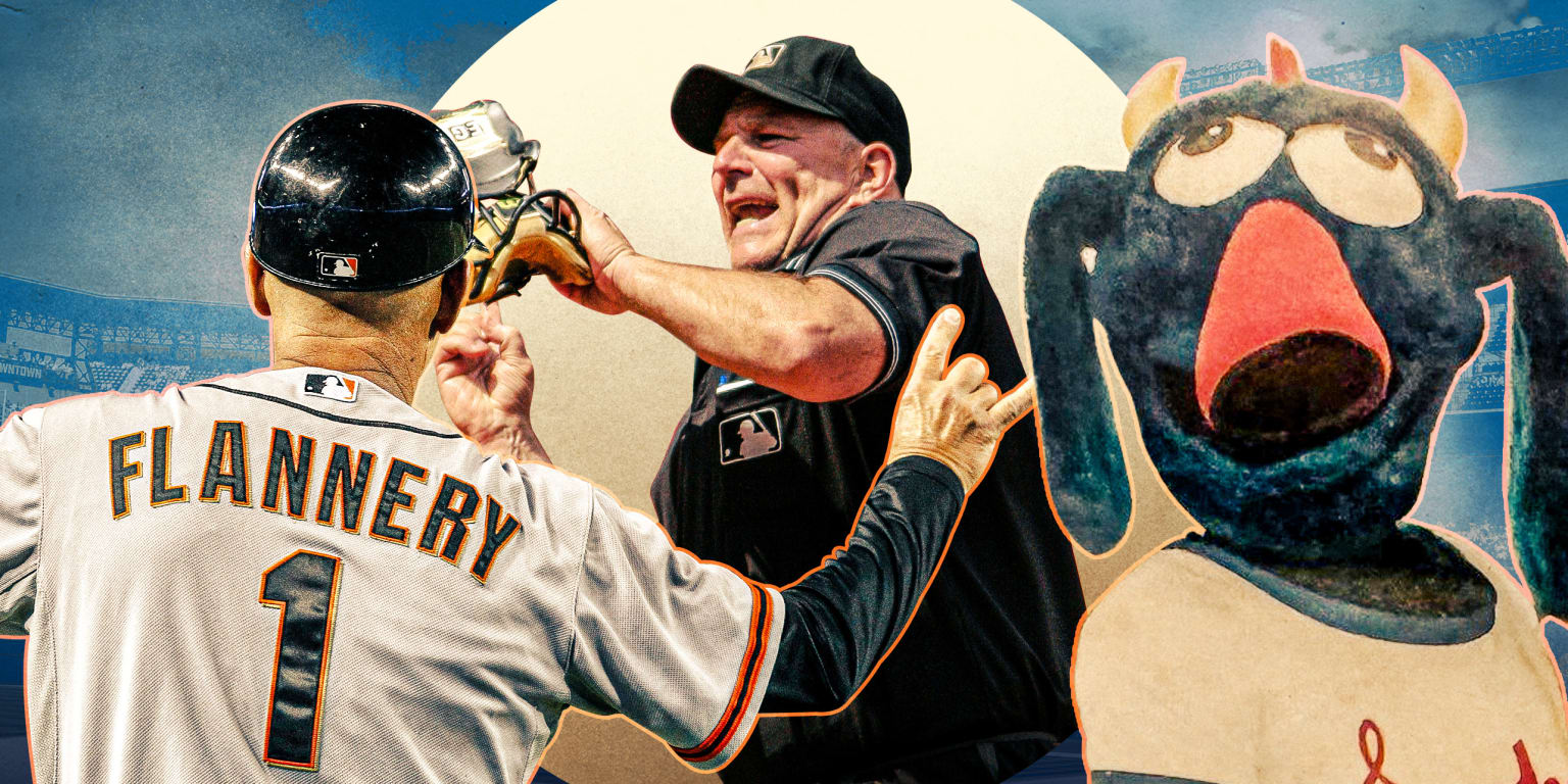 Tim Flannery gets ejected, dresses as mascot