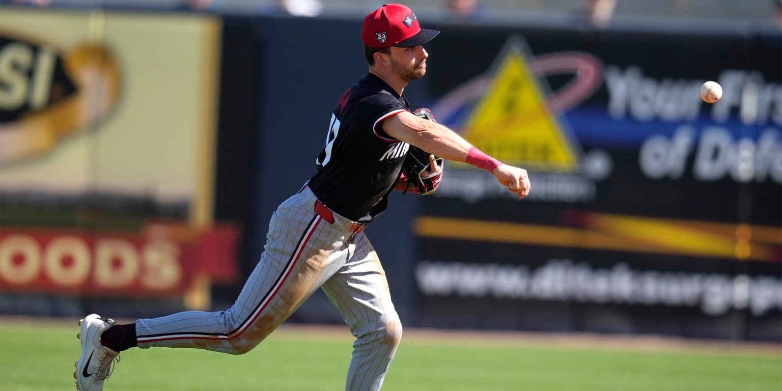 Edouard Julien making strides at second base