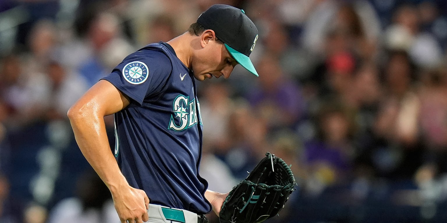 George Kirby allows 8 runs in Mariners' loss