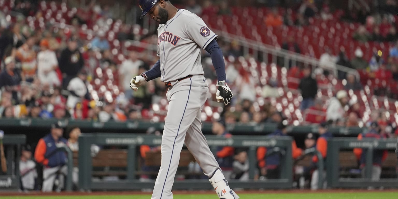 Astros retrasan regreso de Yordan Álvarez por "fractura muy pequeña" en ...