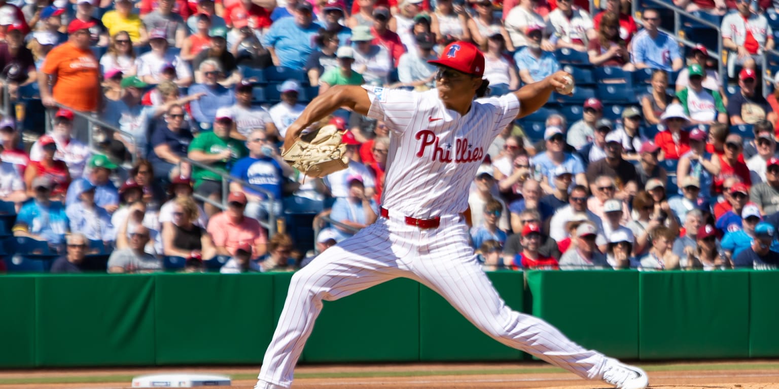 Jesus Luzardo makes spring debut for Phillies
