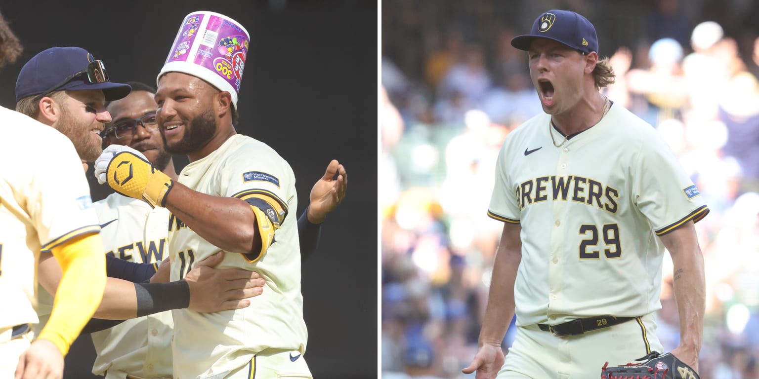 Jackson Chourio hits first career walk-off, Trevor Megill named to All ...