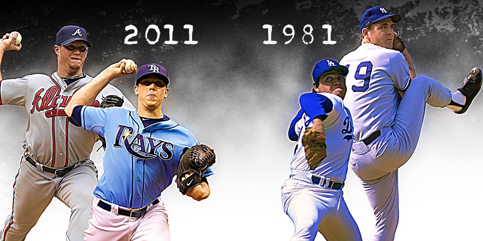 Pitchers winning Rookie of the Year in both leagues